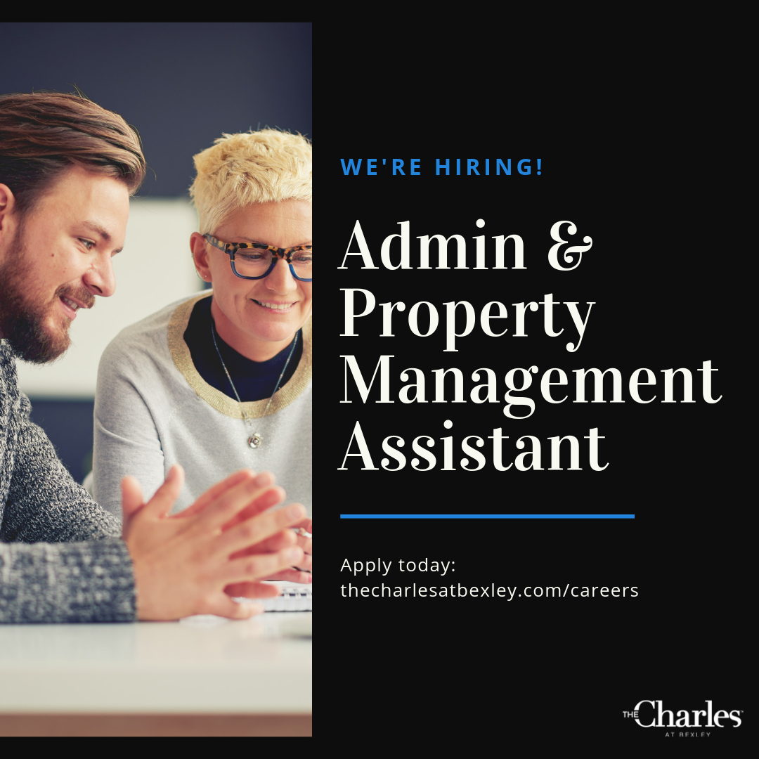 Administrative & Property Management Assistant - The Charles at Bexley